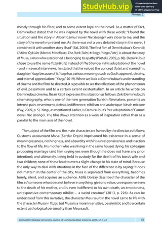 Adaptation Of The Novel The Stranger A Comparative Framing Analysis Of ...