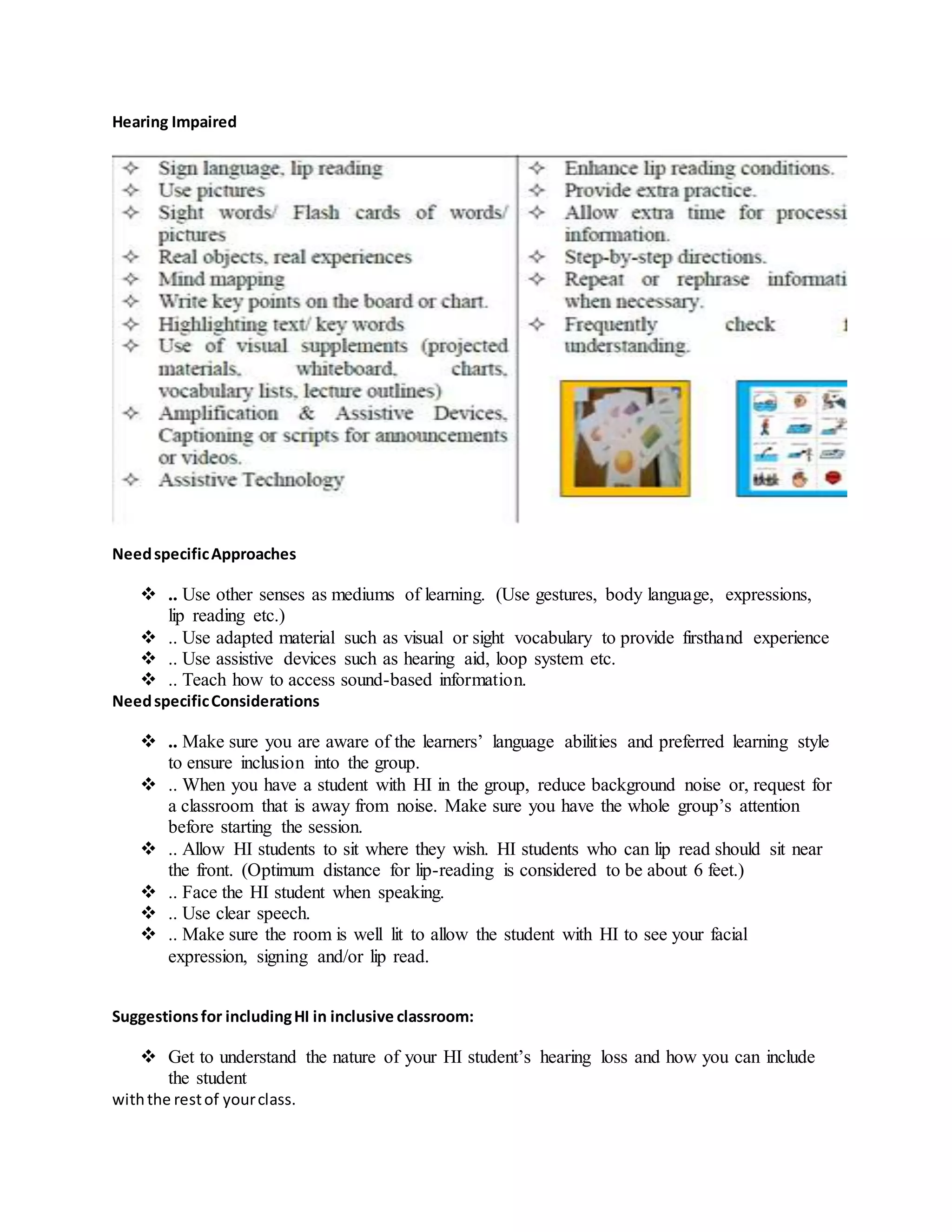 Curriculum Adaptations/Modifications disability wise B.Ed notes study ...