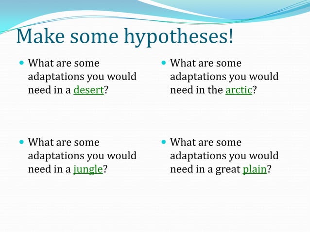 Adaptations in different biomes notes | PPTX | Gardening | Home & Garden