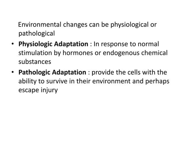 Adaptations of cellular growth and diffrentiation | PPTX