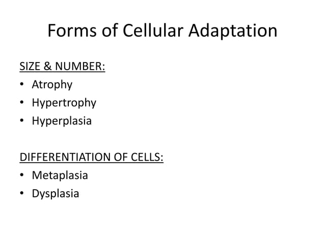 Adaptations of cellular growth and diffrentiation | PPTX