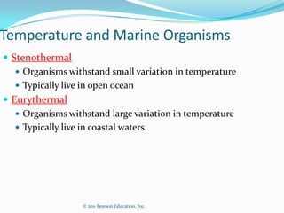 Adaptations of marine organisms | PPTX