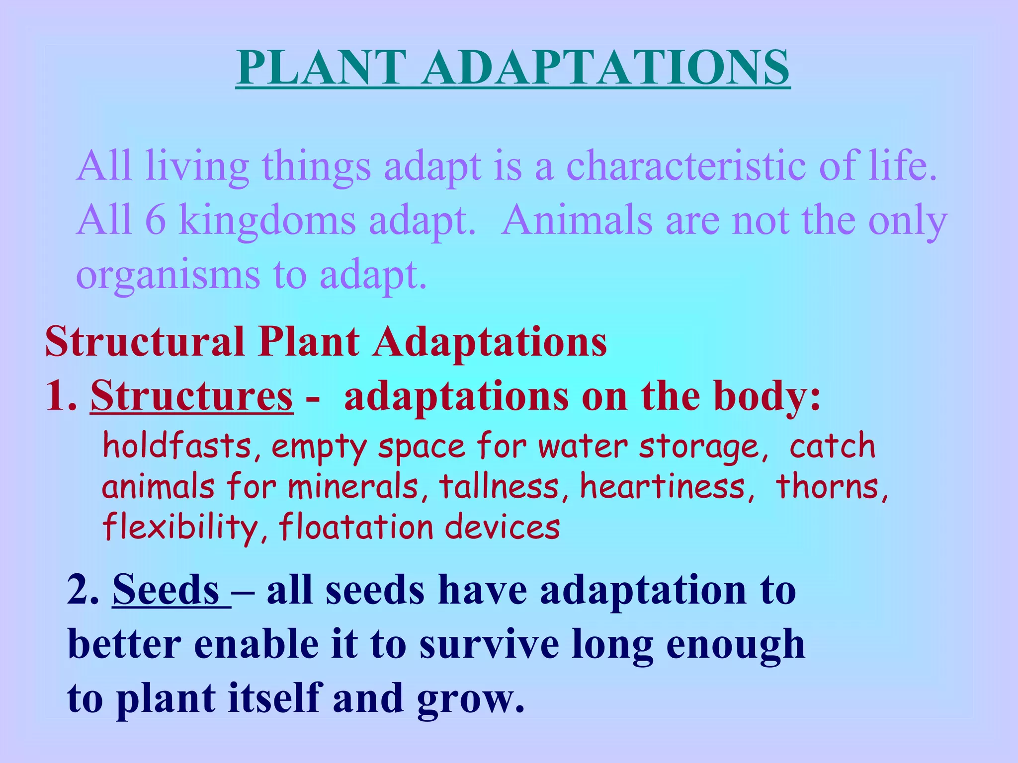 Adaptations ppt | PPT