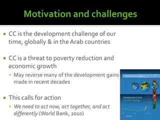 Adaptation to a changing climate in the arab countries | PPT