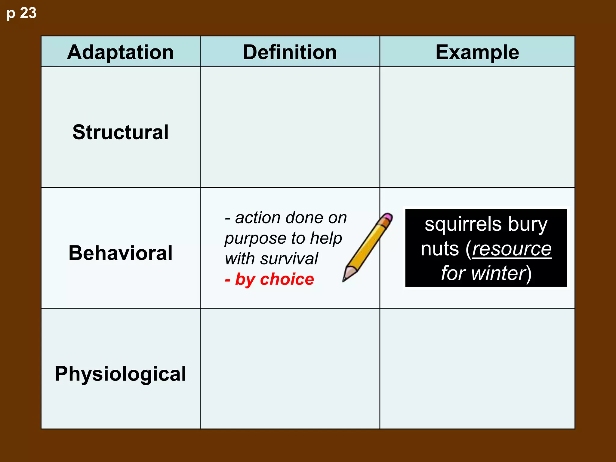adaptation types powerpoint.ppt