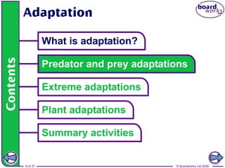 adaptation_v2.1.ppt adaptation methods in animals | PPT