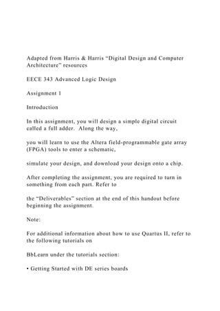 Adapted from Harris & Harris Digital Design and Computer Arch.docx