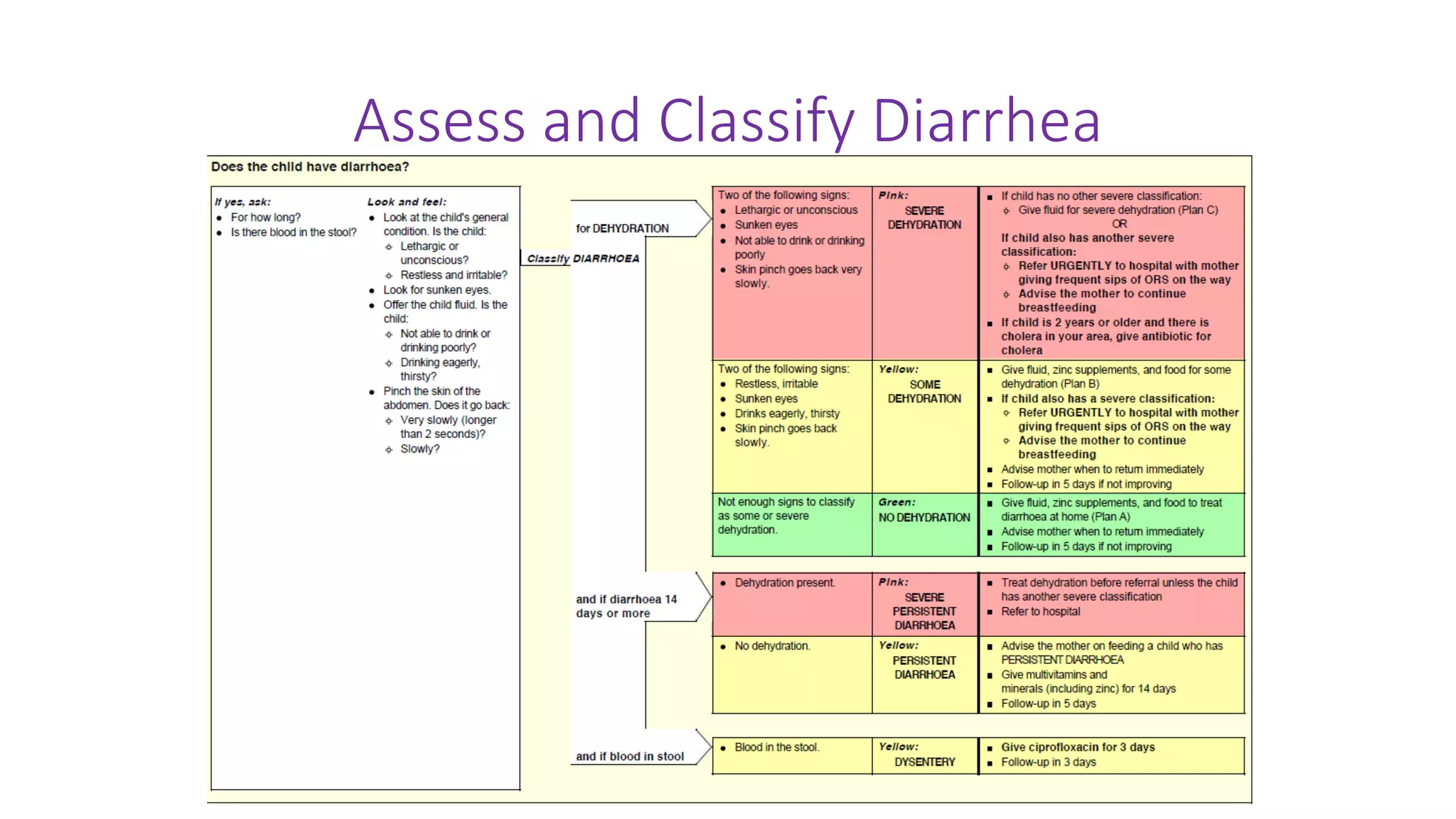 Adapted IMNCI diarrhoea 2020 | PDF