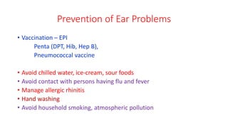 Adapted IMNCI ear problem 2020 | PDF