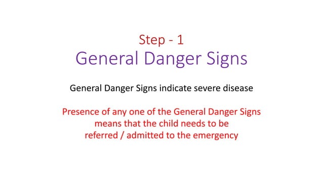 Adapted IMNCI (Integrated Management of Neonatal and Childhood Illness ...