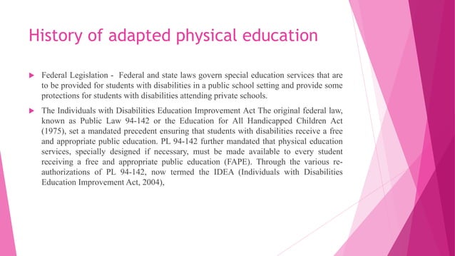 Adapted physical education | PPTX | Physical Therapy | Wellness