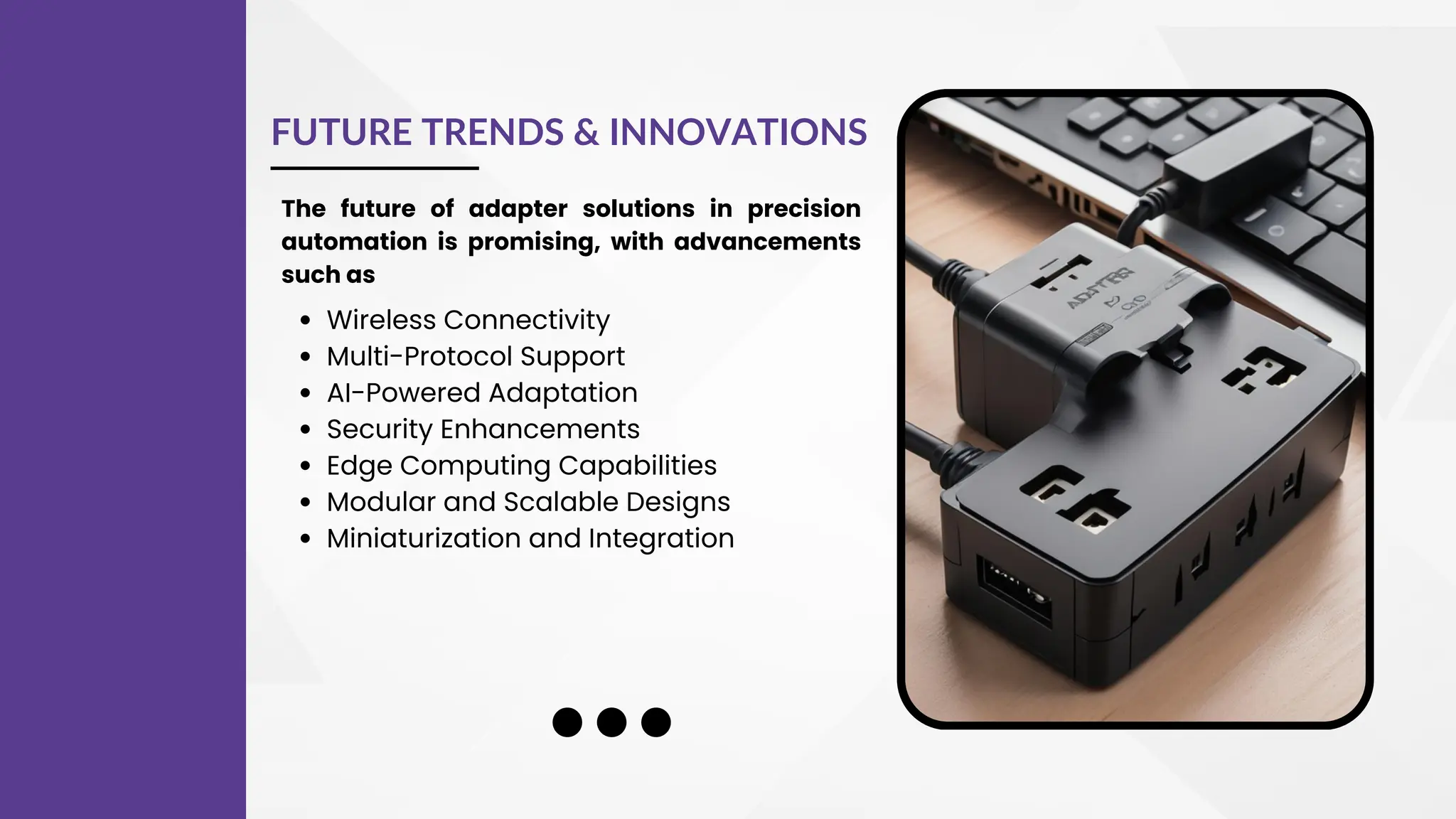 Adapter Solutions for Precision Automation – Aeliya Marine | PPT