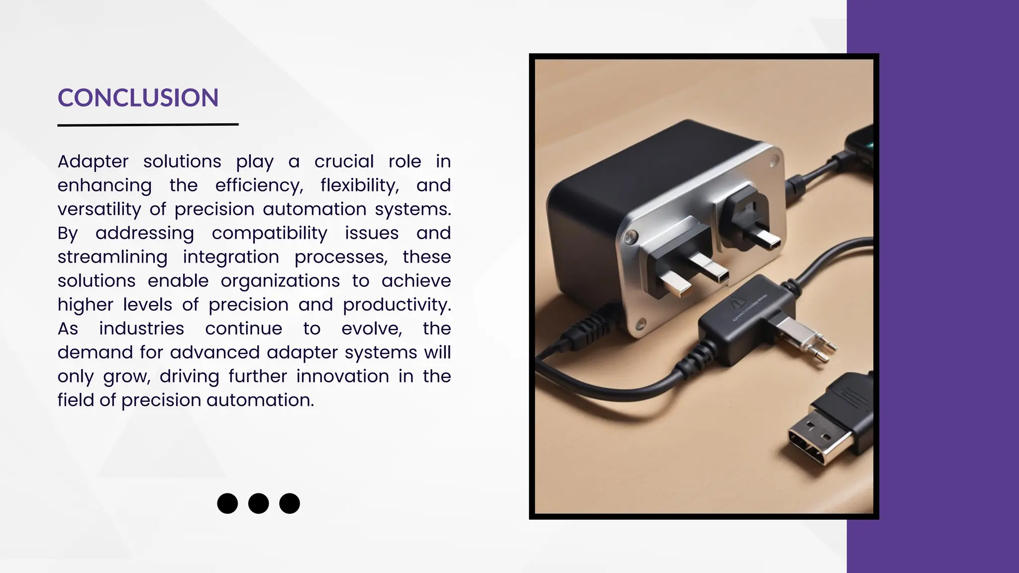 Adapter Solutions for Precision Automation – Aeliya Marine | PPT