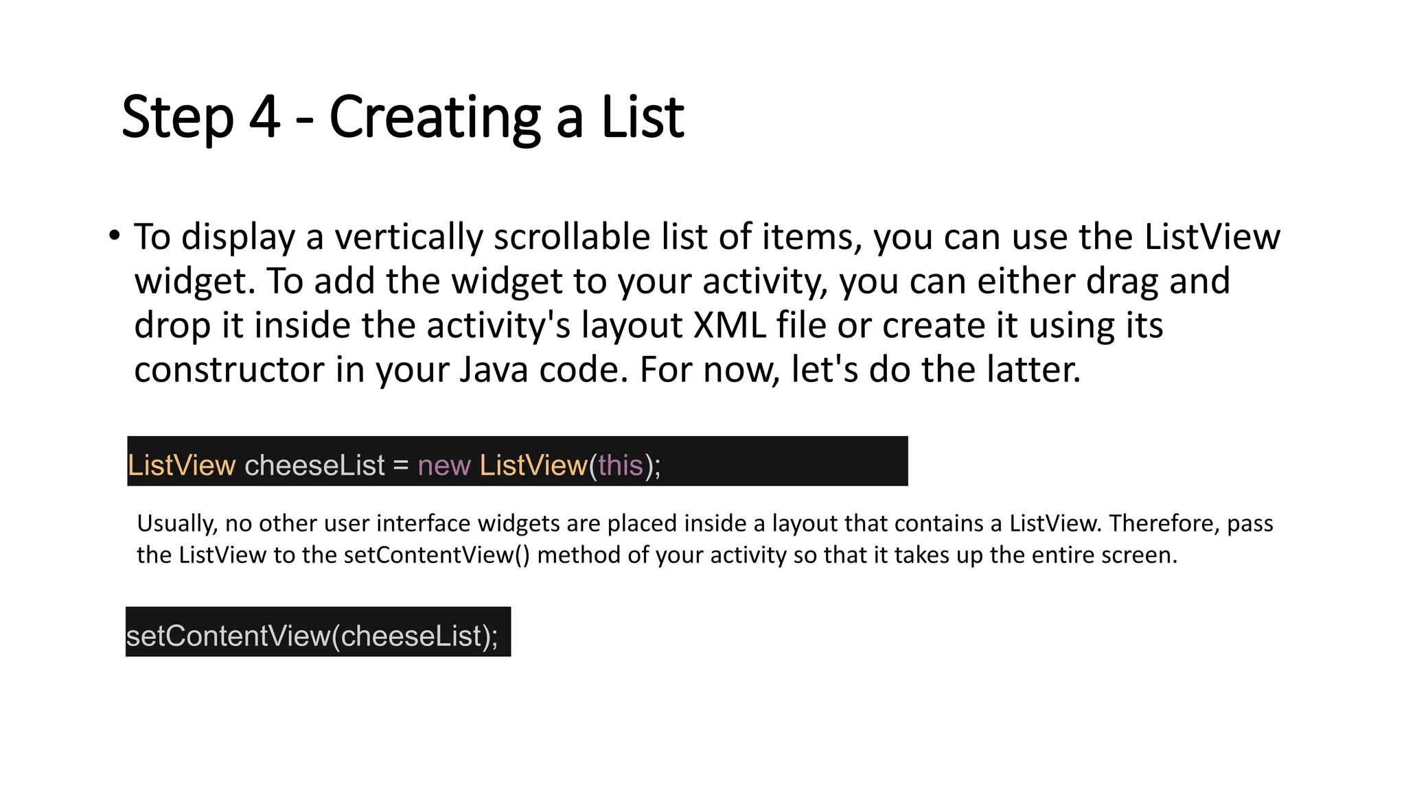 Adapter and adapter views that are used in android | PPTX