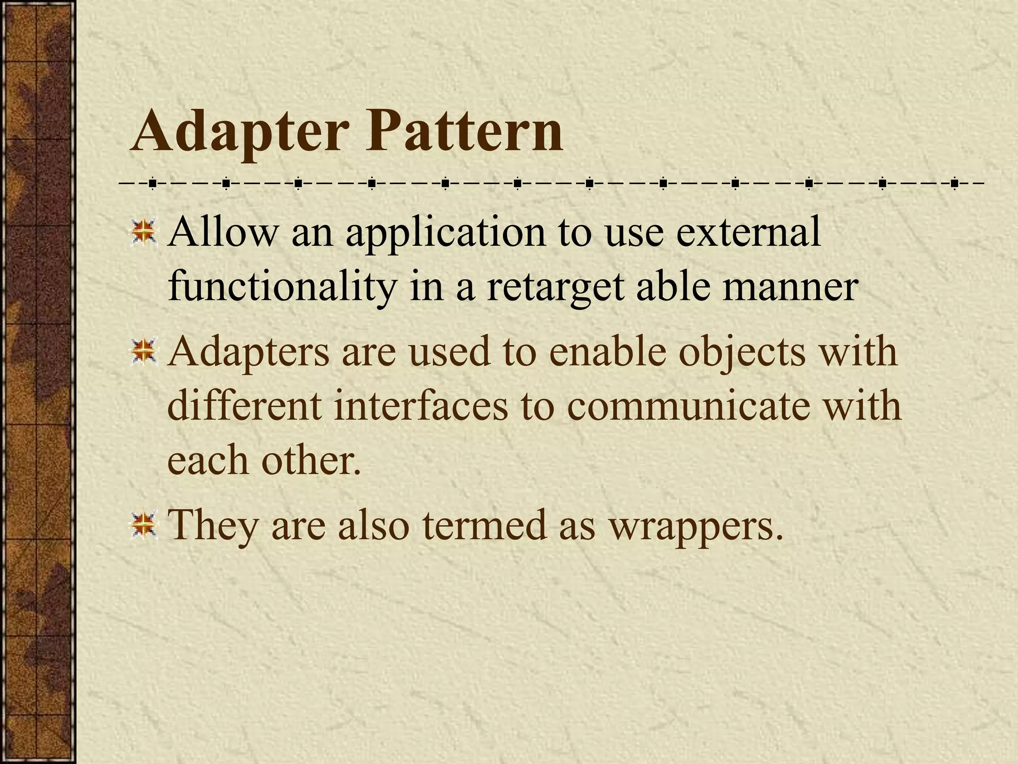 Adapter pattern | PPT