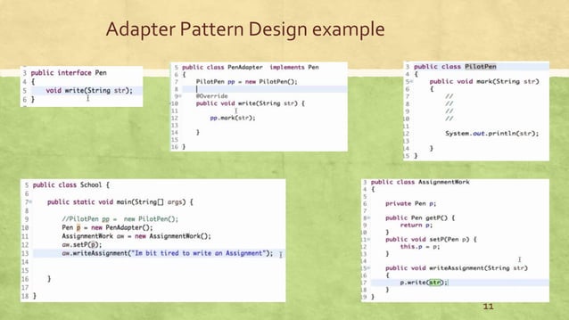 Adapter design pattern | PPTX | Programming Languages | Computing