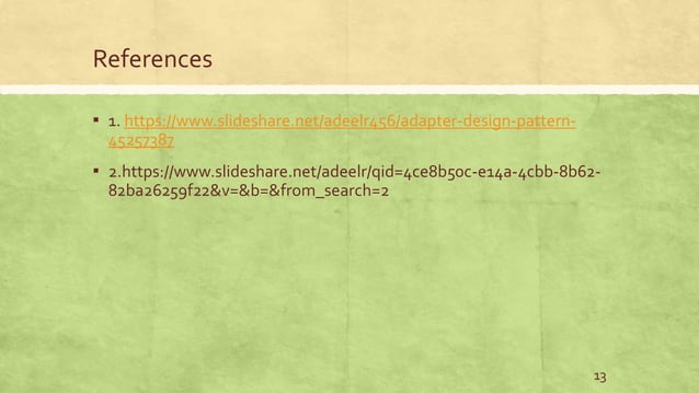 Adapter design pattern | PPTX | Programming Languages | Computing