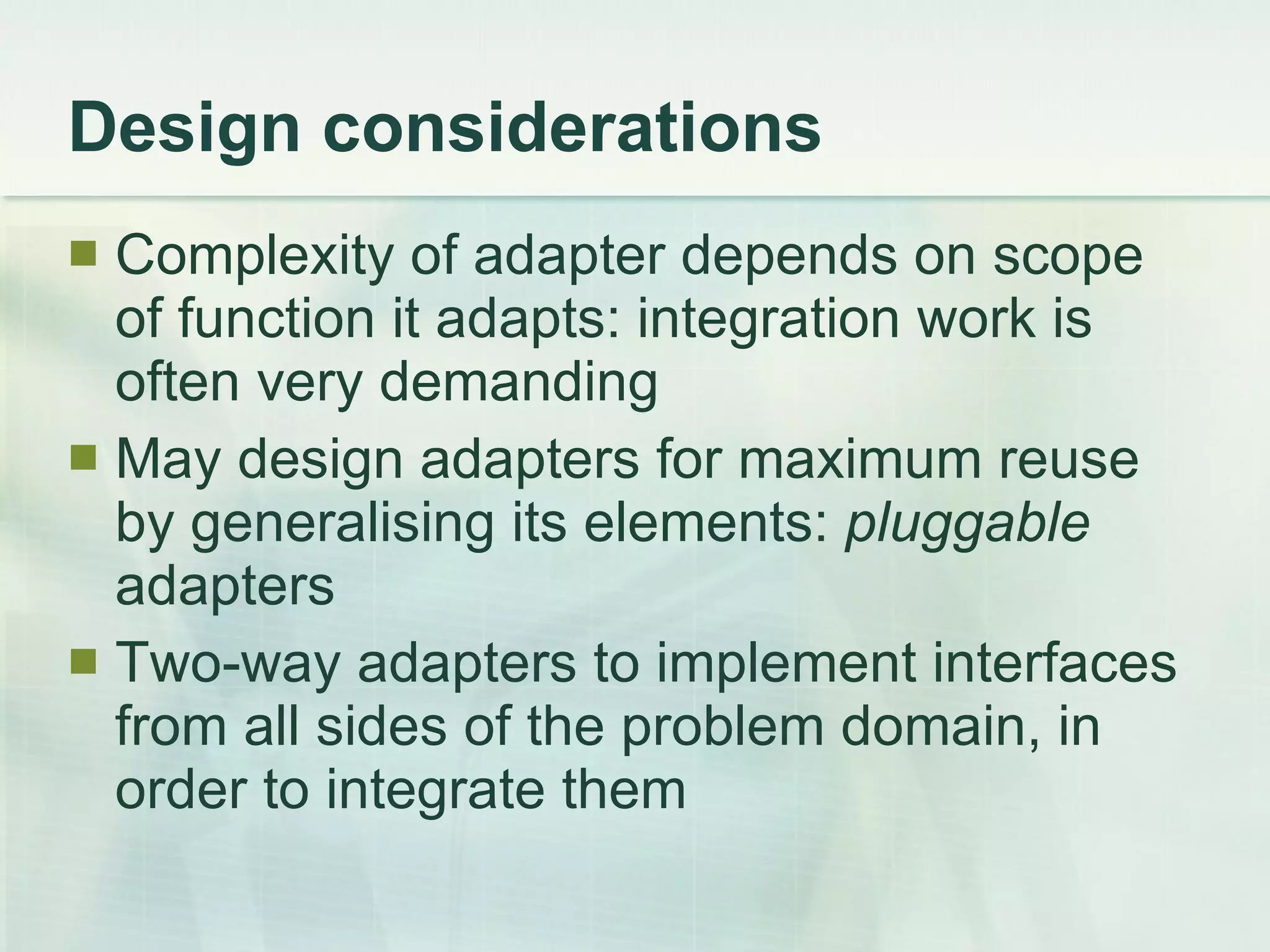 Adapter Design Pattern | PPT Adapter Design Pattern | PPT