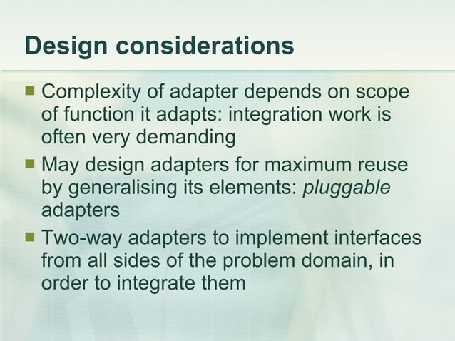 Adapter Design Pattern | PPT