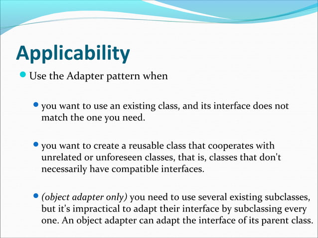 Adapter pattern | PPT