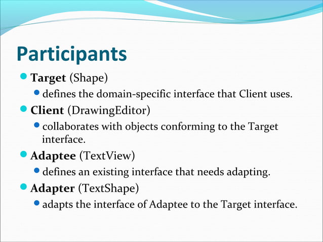 Adapter pattern | PPT