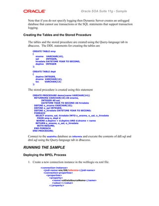 Adapters db-104-informixstoredprocedure | PDF | Databases | Computer Software and Applications