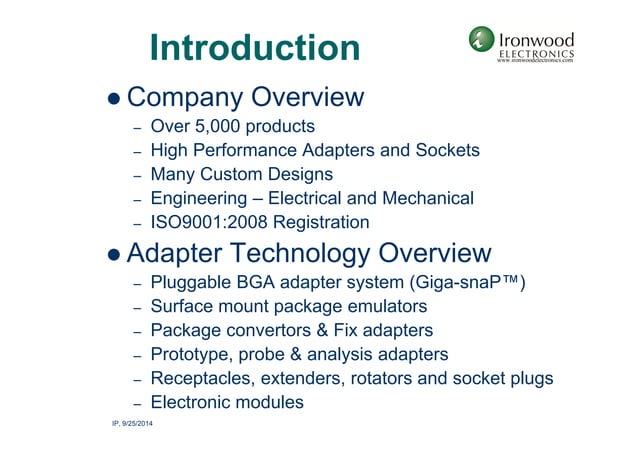 Adapter Technologies | PPT