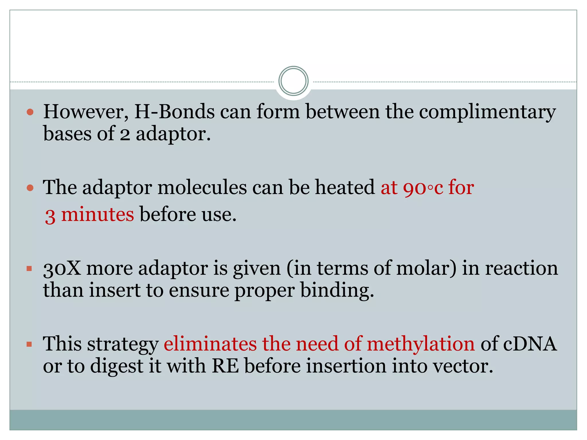 Linker, Adaptor, Homopolymeric Tailing & Terminal Transferase | PPTX
