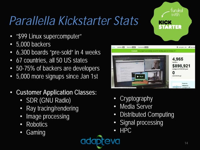 Kickstaring the transition to parallel computing with open hardware | PDF | Computing ...