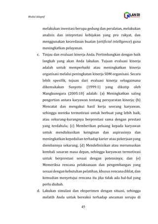 modul adaptif latsar cpns nilai nilai berakhlak | PDF