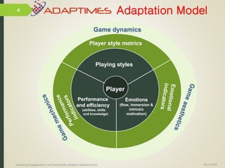 Assessing Engagement in an Emotionally-Adaptive Applied Game | PPT