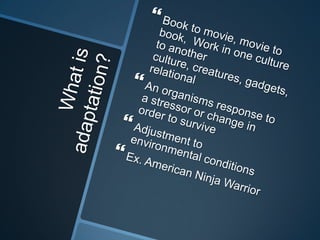 Adapting or Adapted | PPT