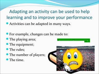 Adapting an activity | PPT