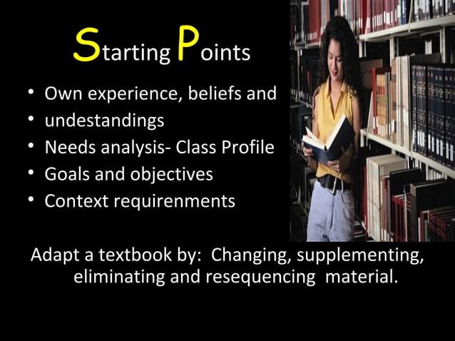 Adapting A Language Textbook | PPT