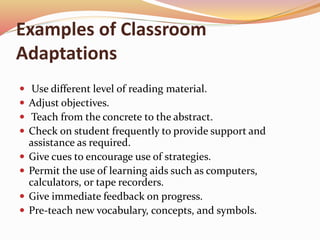 Adapting curriculum Teaching and Learning Strategies | PPTX