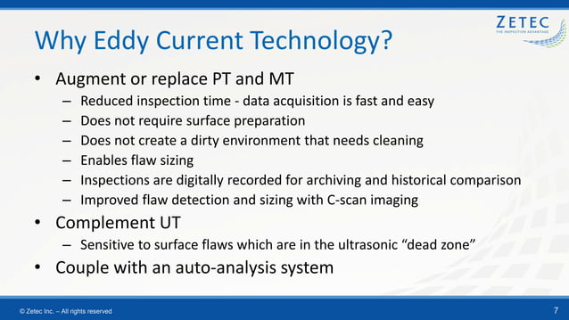 Adapting Eddy Current Array Technology for NDT | PPT
