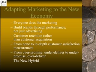 Adapting marketing to the new economy | PPT | Marketing and Advertising ...