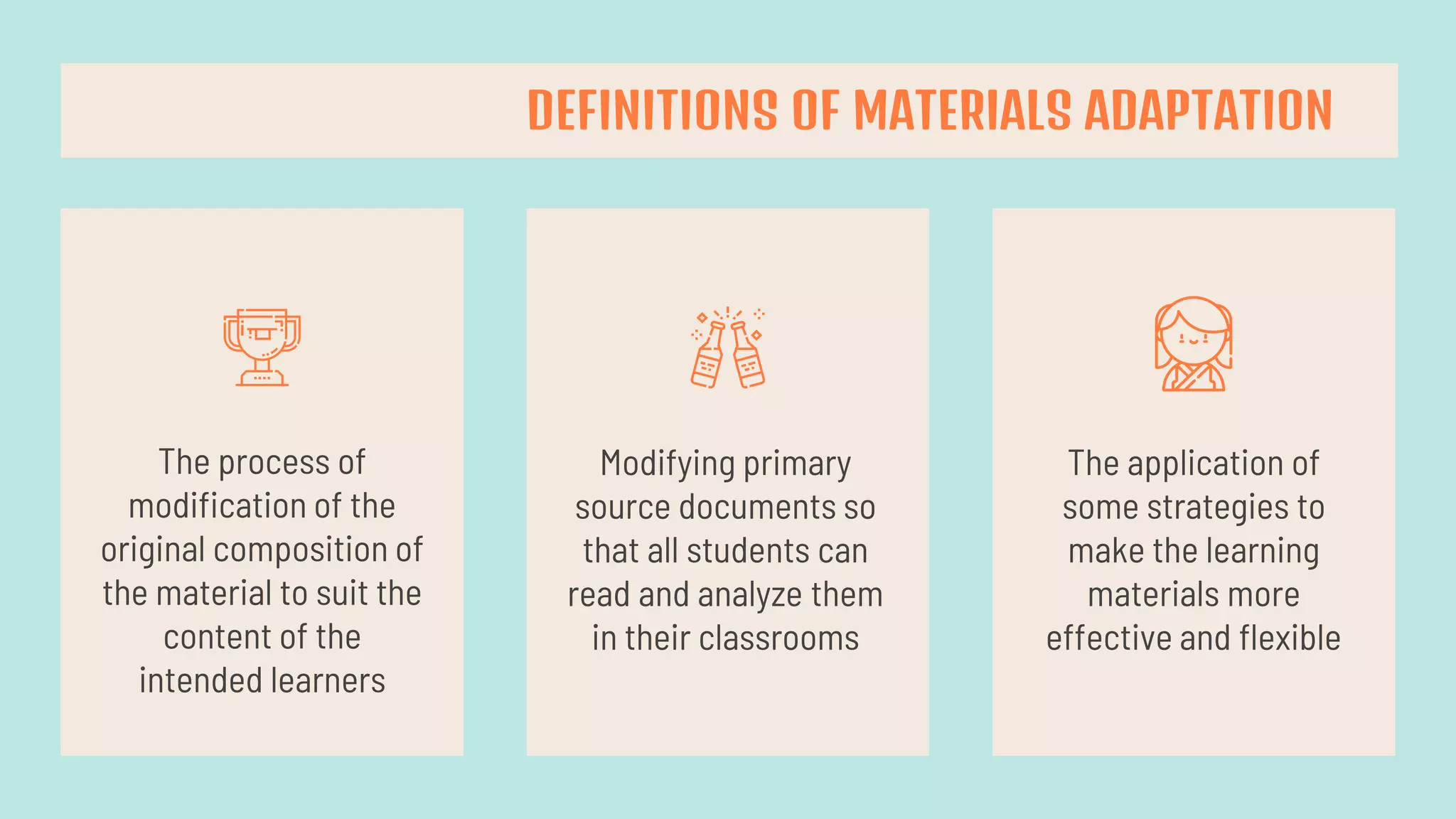 Adapting materials | PPTX
