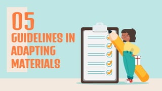 Adapting materials | PPTX