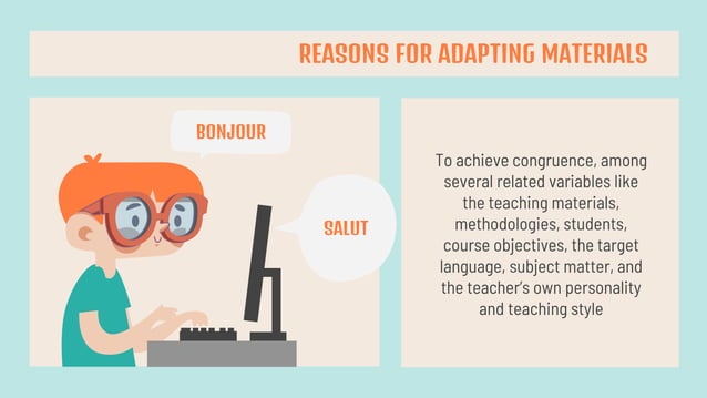 Adapting materials | PPTX