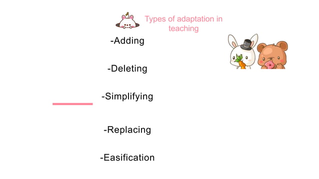 adapting materials for different age learners.pptx | Education