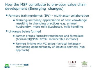 Learning from multistakeholder processes on catalysing pro-poor ...