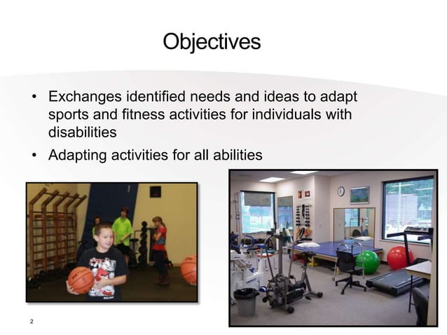 Adapting sports & fitness | PPTX | Physical Therapy | Wellness
