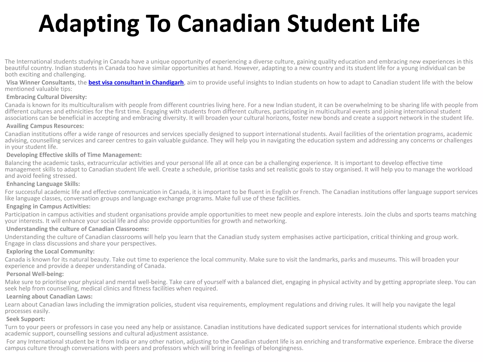 Adapting To Canadian Student Life.pptx