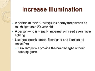 Adapting to visual impairment - learning to see through visually ...