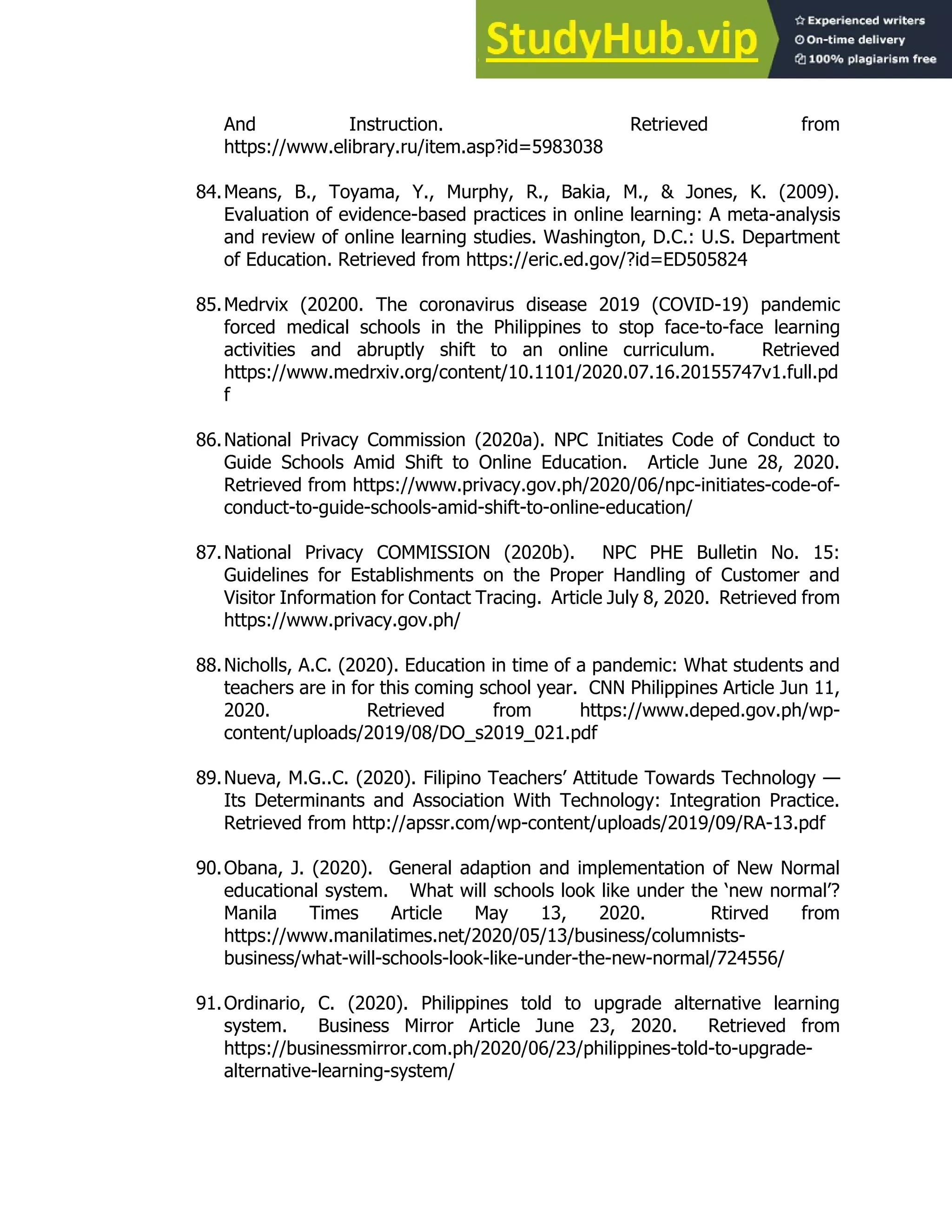 ADAPTION AND IMPLEMENTATION OF THE NEW NORMAL EDUCATIONAL SYSTEM IN THE ...