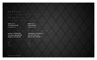 Adaptis GmbH Capabilities | PPT