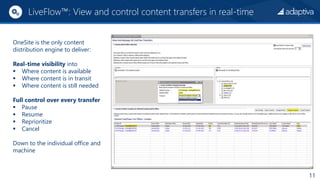Adaptiva OneSite Cloud: Software Delivery Everywhere | PPT
