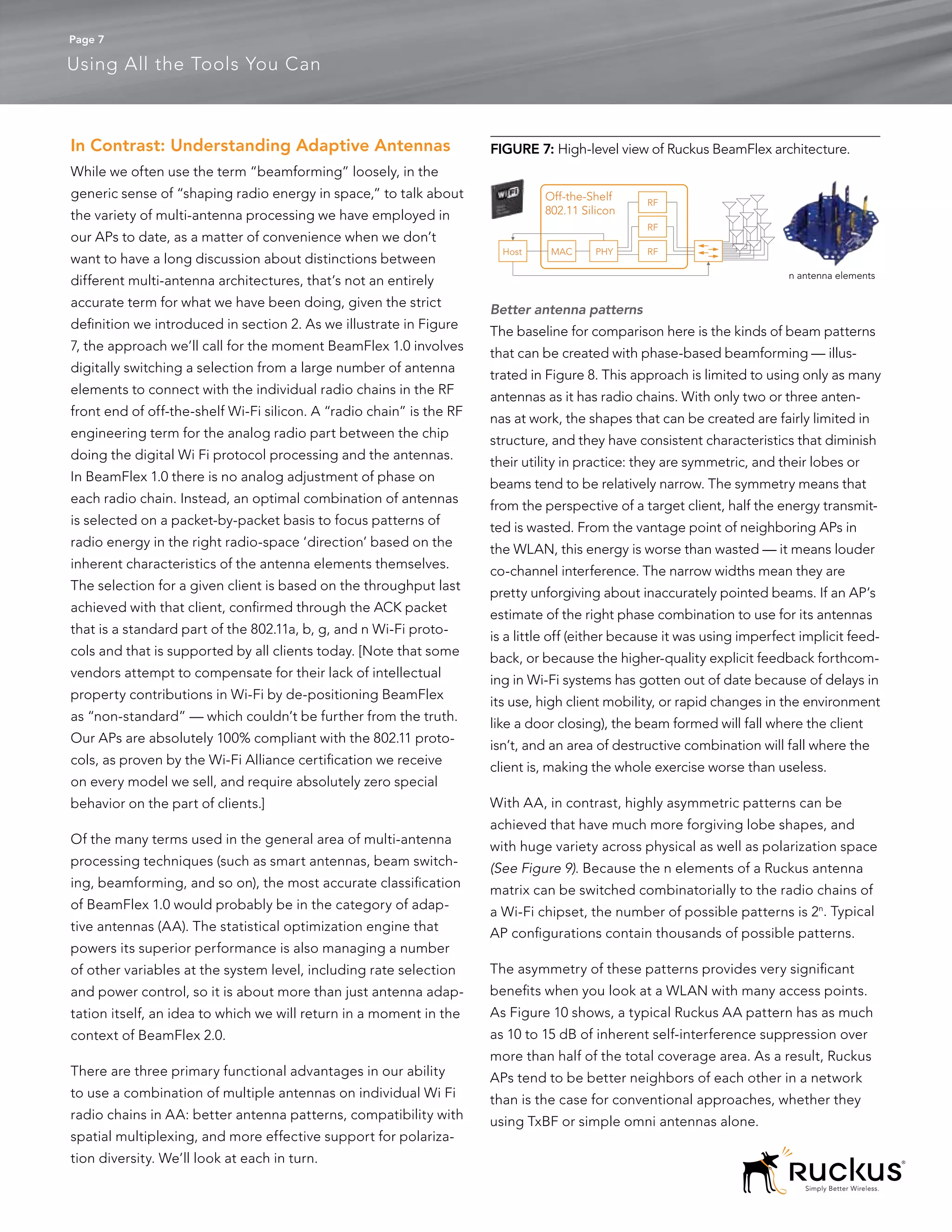 Adaptive Antennas vs. TxBF | PDF