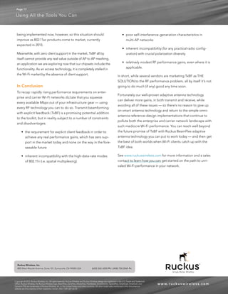 Adaptive Antennas vs. TxBF | PDF